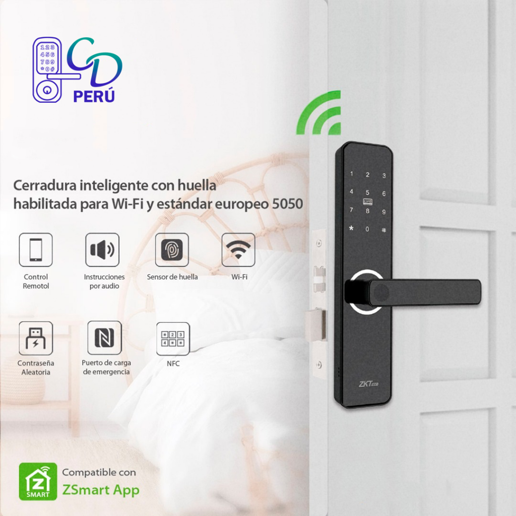 Cerradura Electronica Smart700 - Cerraduras Digitales Perú
